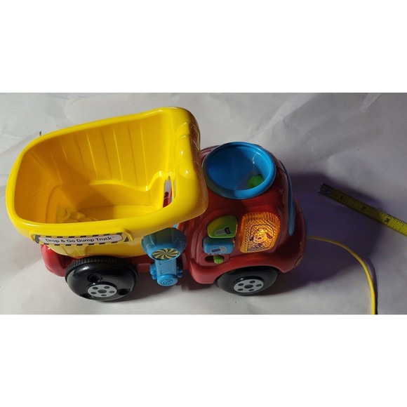 vtech | Toys | Vtech Drop Go Dump Truck Sound Lights Learning 3 Balls ...